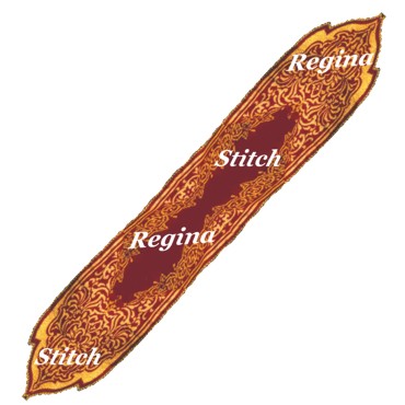 REGINA STITCH |ΚΕΝΤΗΜΑ ΤΡΑΒΕΡΣΑ ΚΑΜΒΑ ΣΤΑΜΠΩΤΗ 252